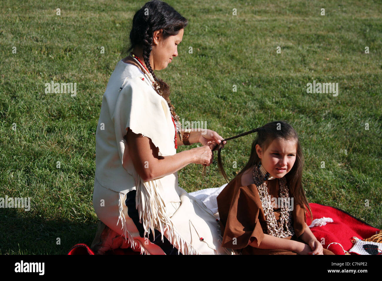 Historical native american regalia hi-res stock photography and images ...