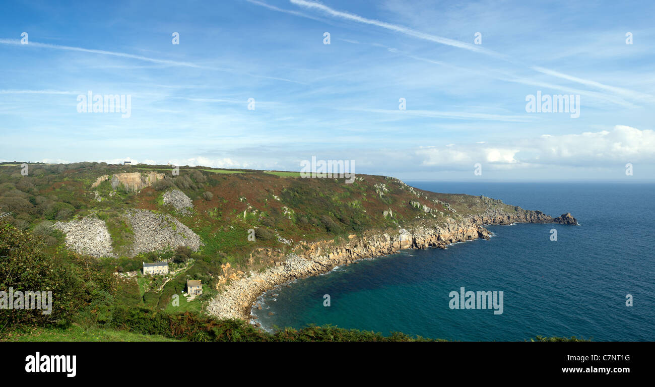 Lamorna cove headland hi-res stock photography and images - Alamy