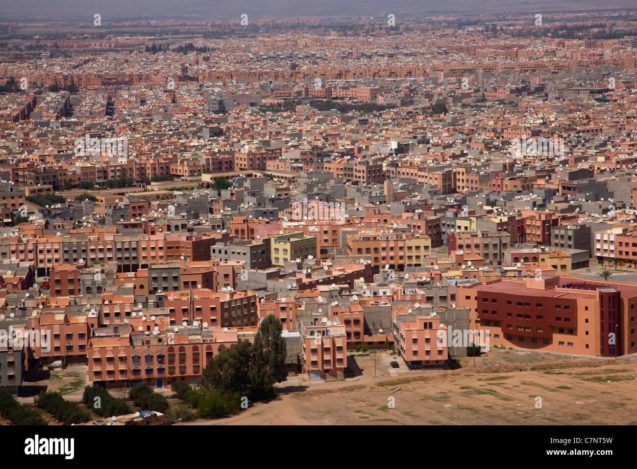 Marrakesh city view hi-res stock photography and images - Alamy