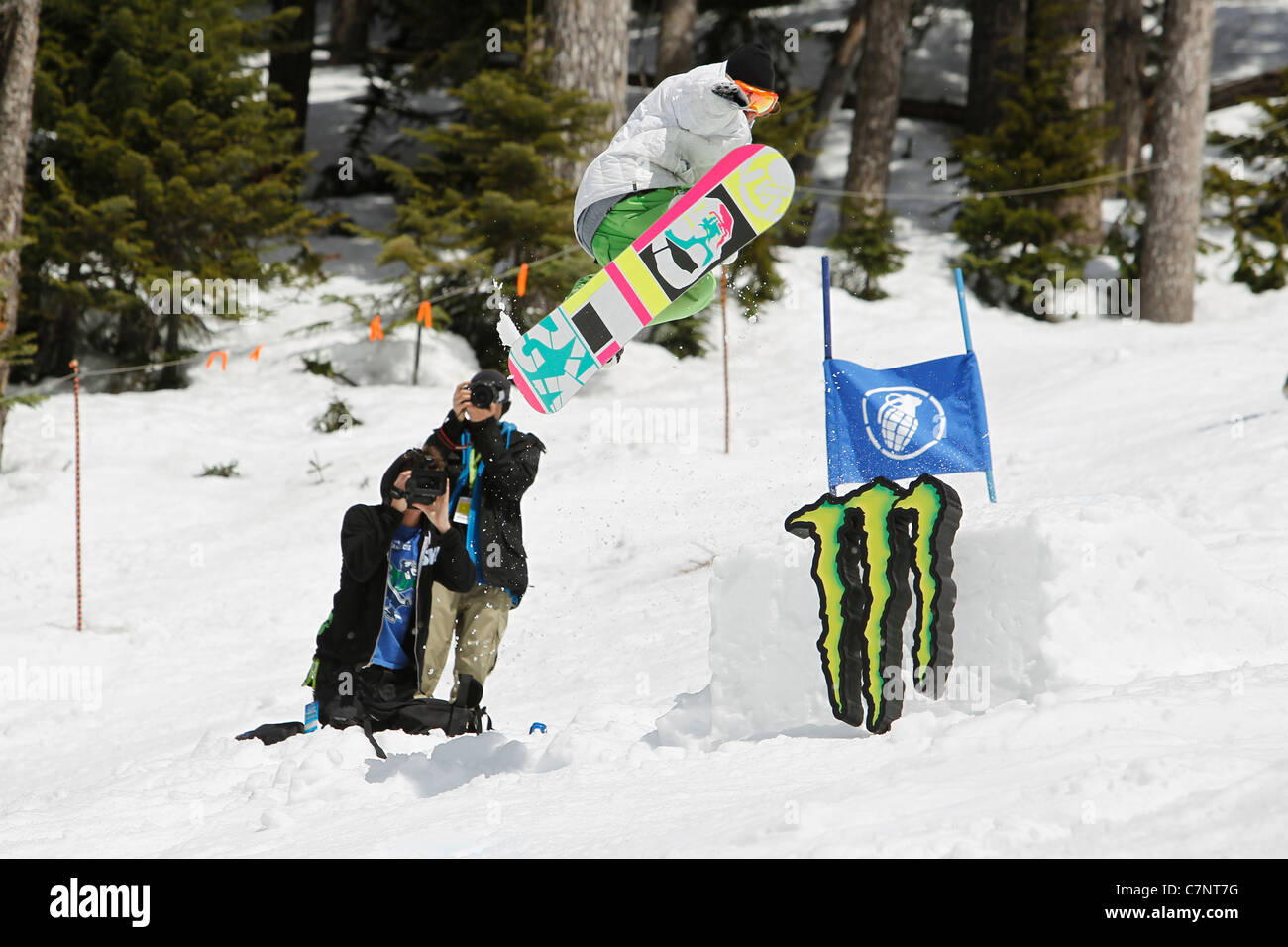 snowboard mogul race Stock Photo - Alamy