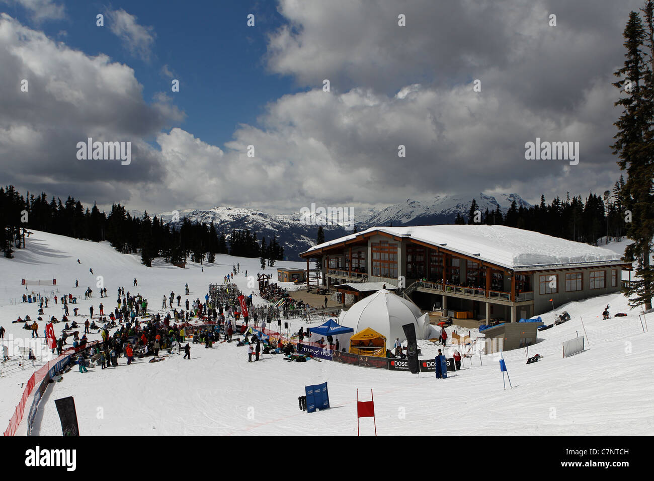 snowboard mogul race Stock Photo - Alamy