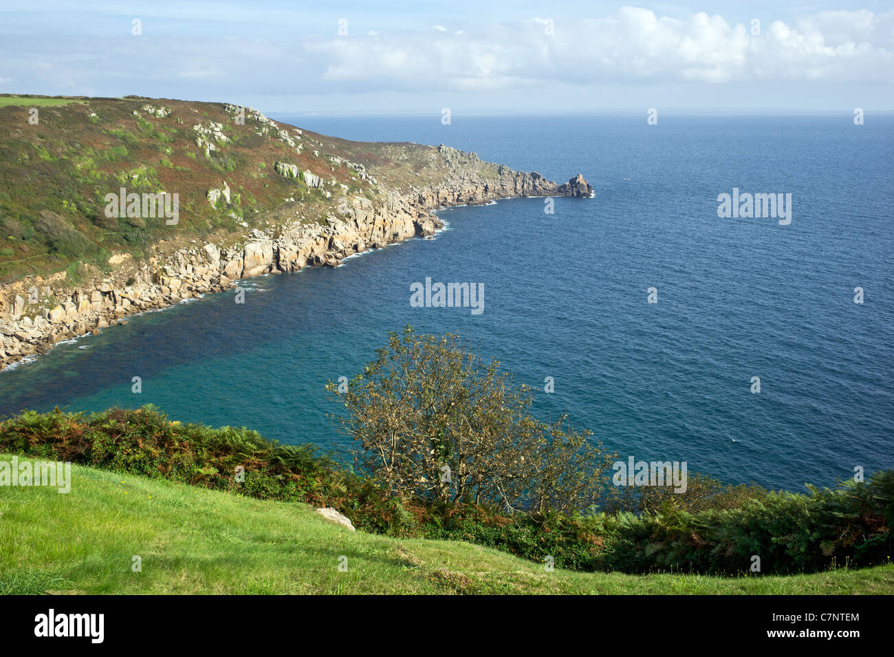 Lamorna Cove in Cornwall Stock Photo - Alamy