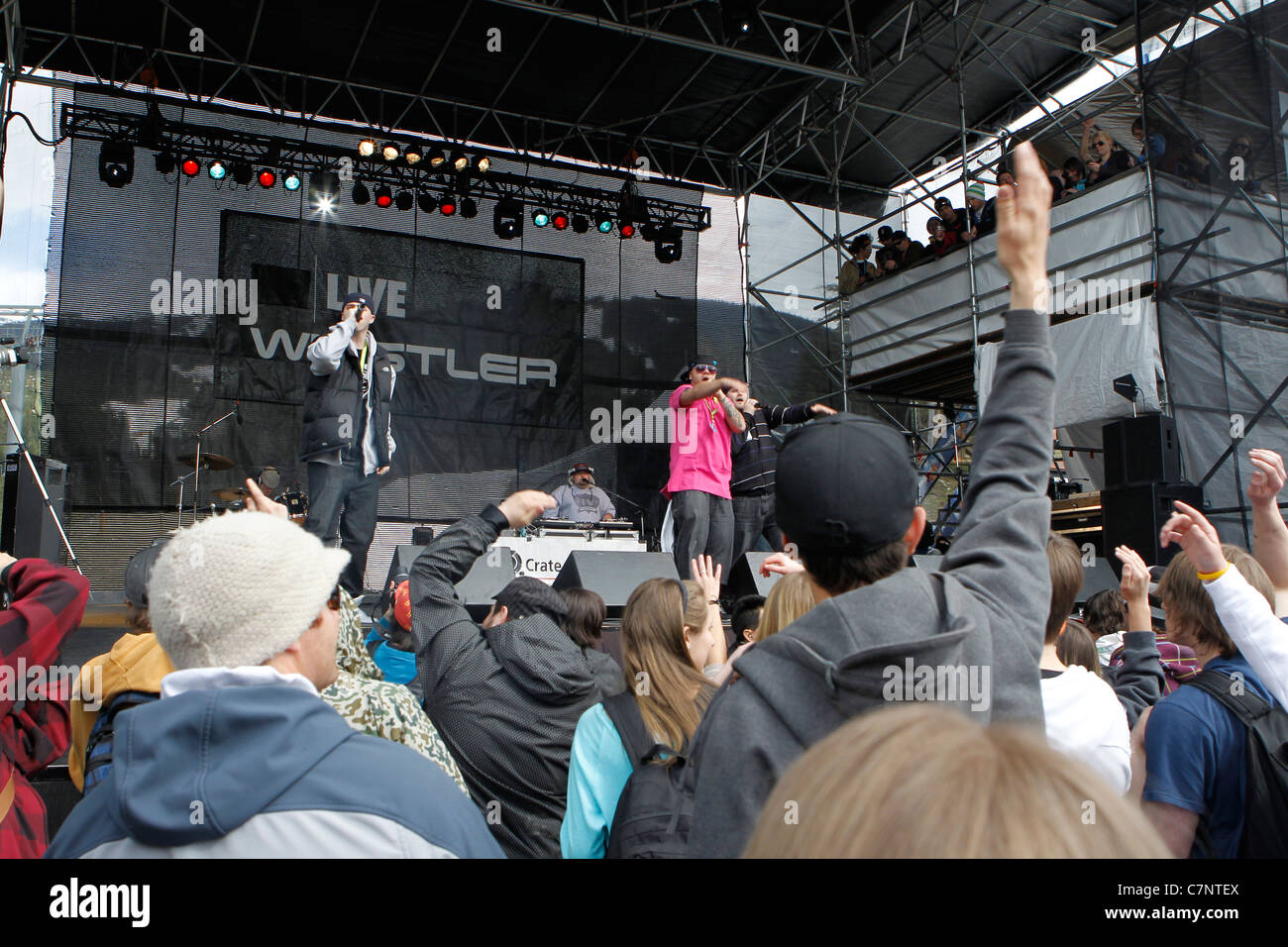 concert in Whistler Stock Photo - Alamy