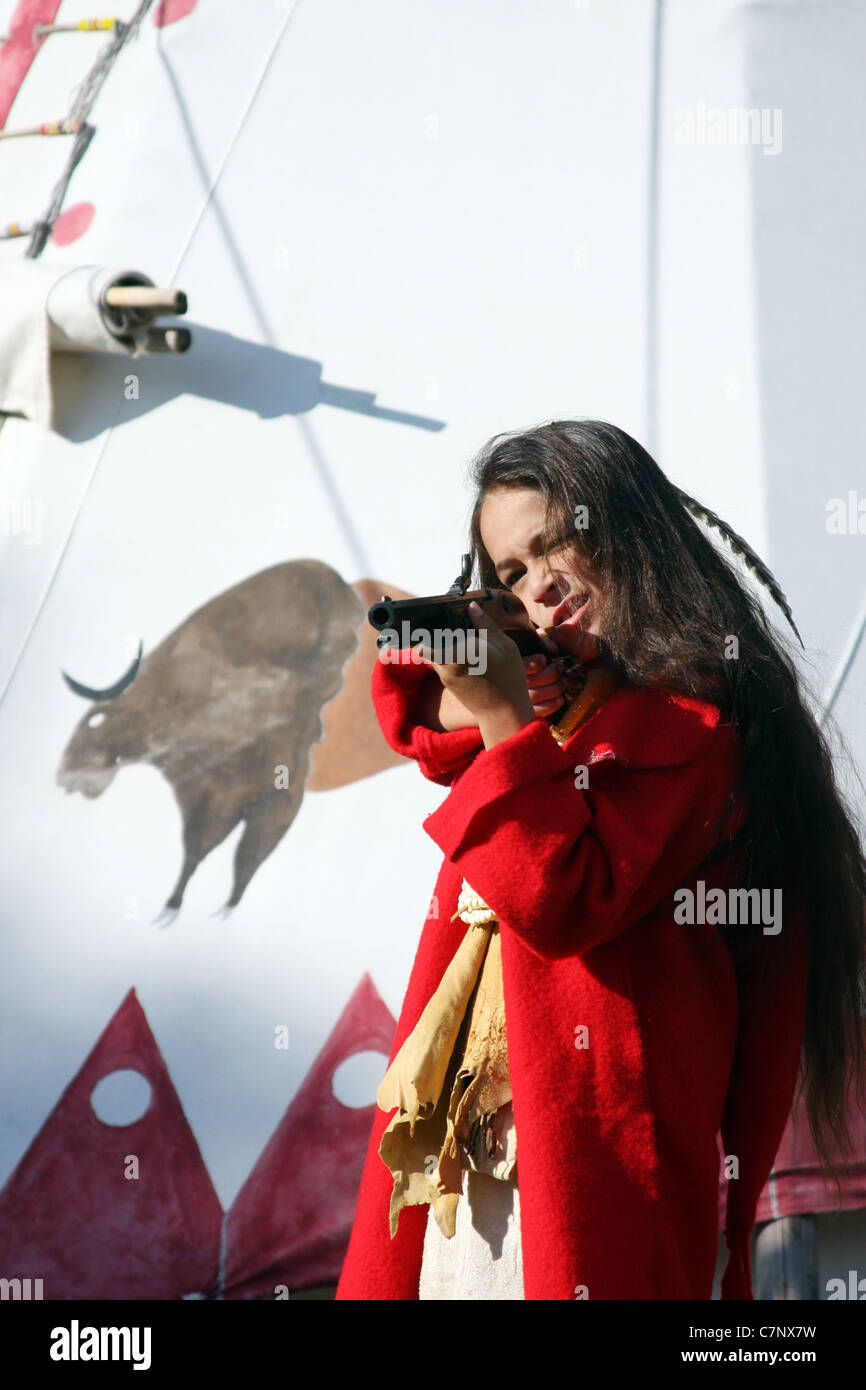 Native american sioux indian daughter hi-res stock photography and ...