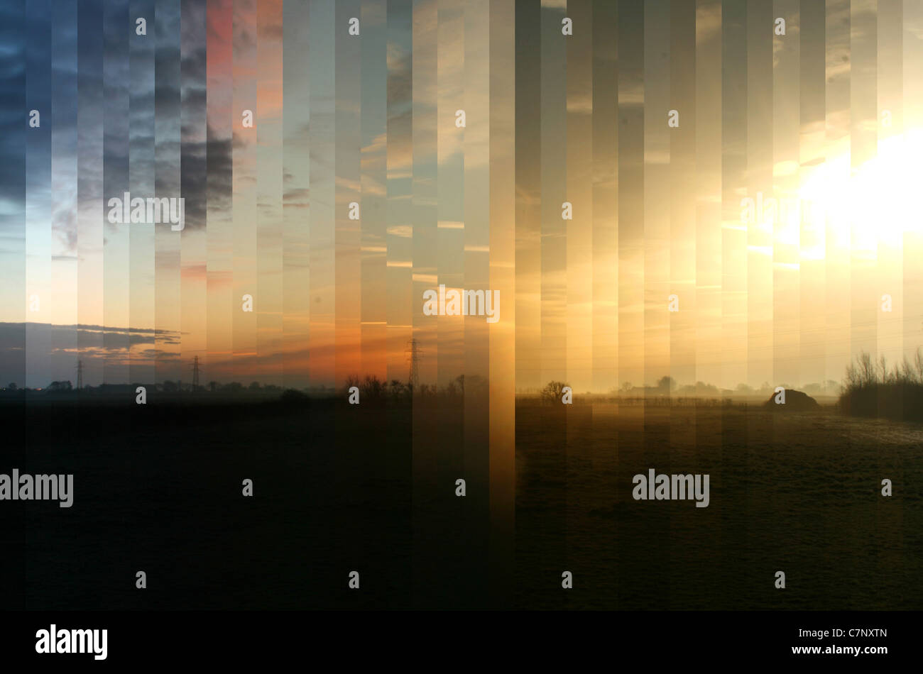 Stages of a sunset hi-res stock photography and images - Alamy