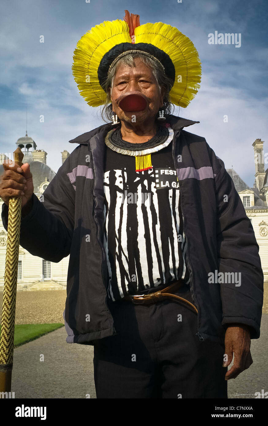 Chief raoni hi-res stock photography and images - Alamy