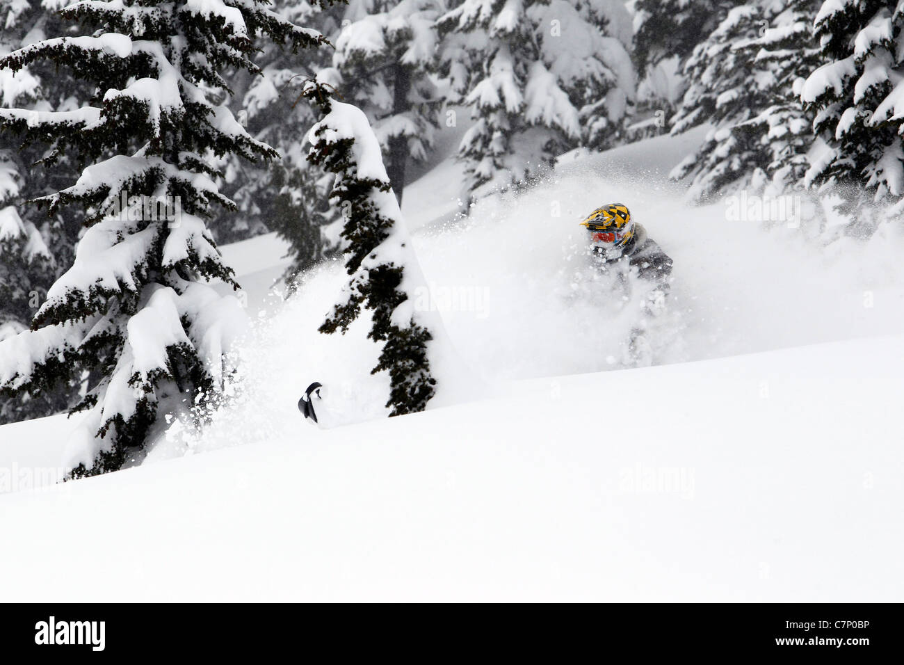 extreme snowmobile riding Stock Photo - Alamy