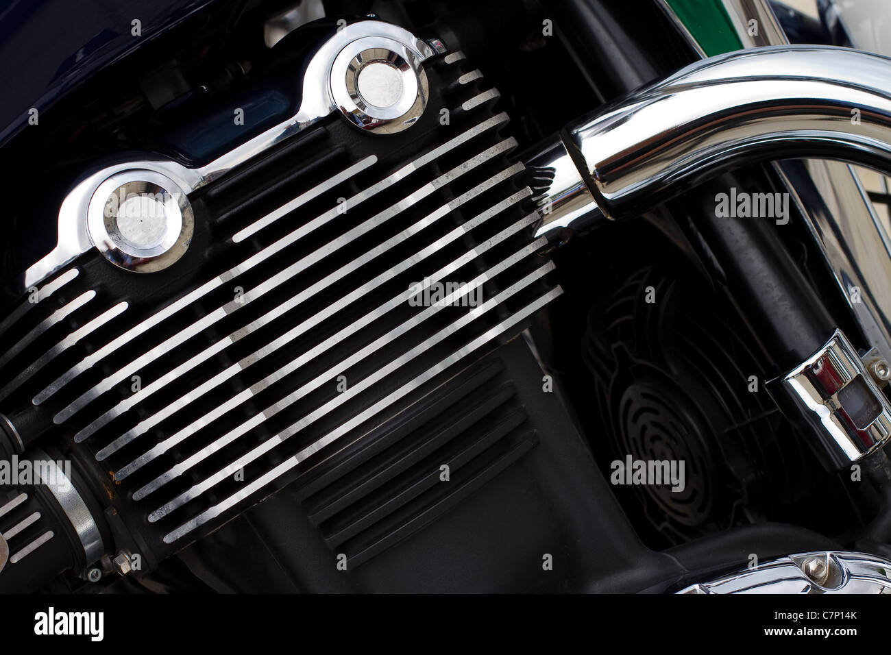 Engine Cashing Classic Motorcycle Parts, Detail, Construction Stock ...