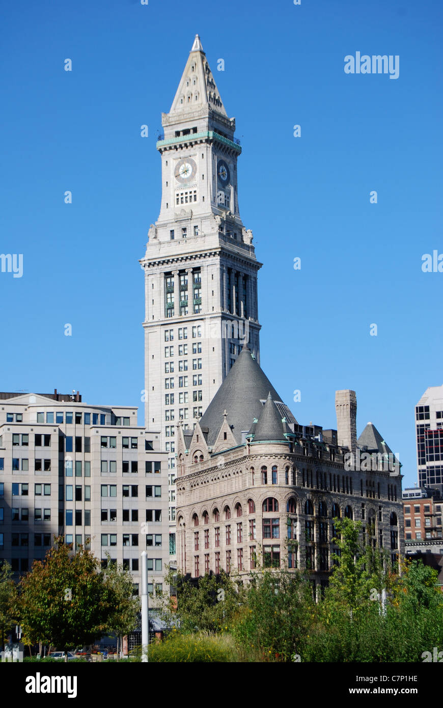 Boston skyline and perspective hi-res stock photography and images - Alamy