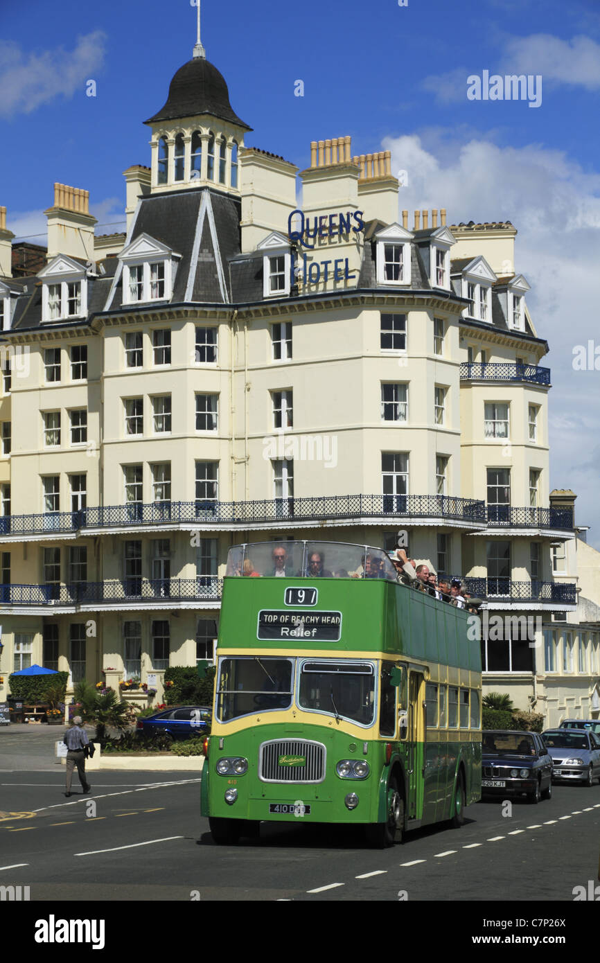 A Southdown Buses Leyland Titan PD3/4 vintage open top bus at ...