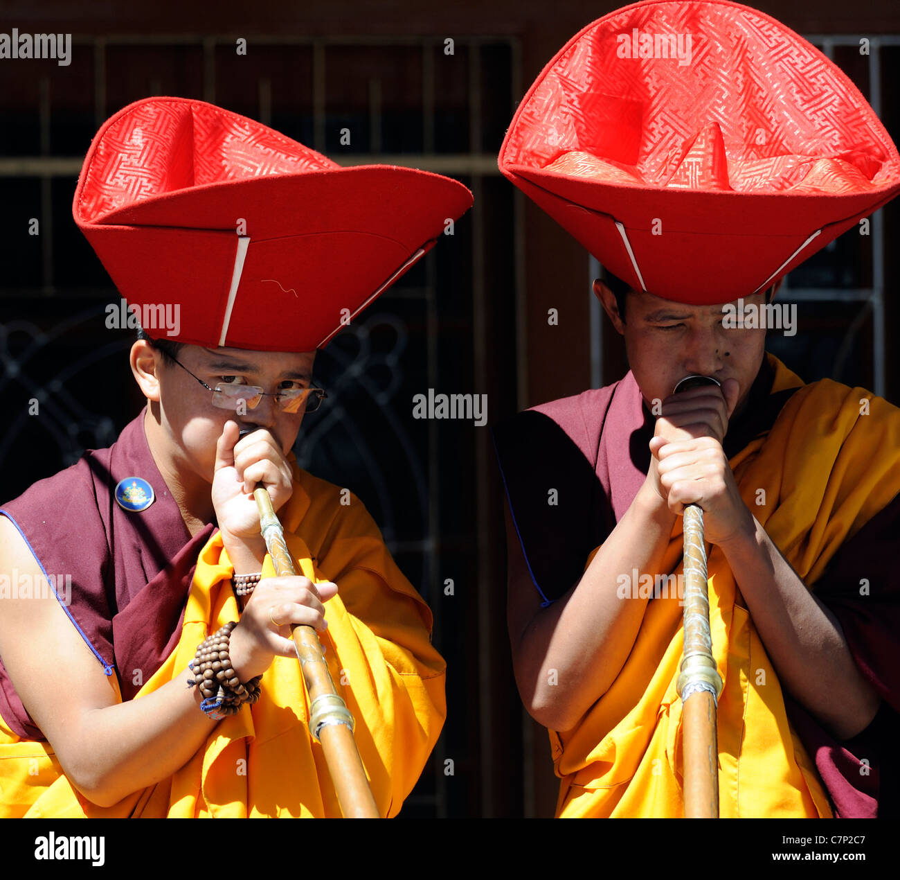 Buddhist monk hats hi-res stock photography and images - Alamy