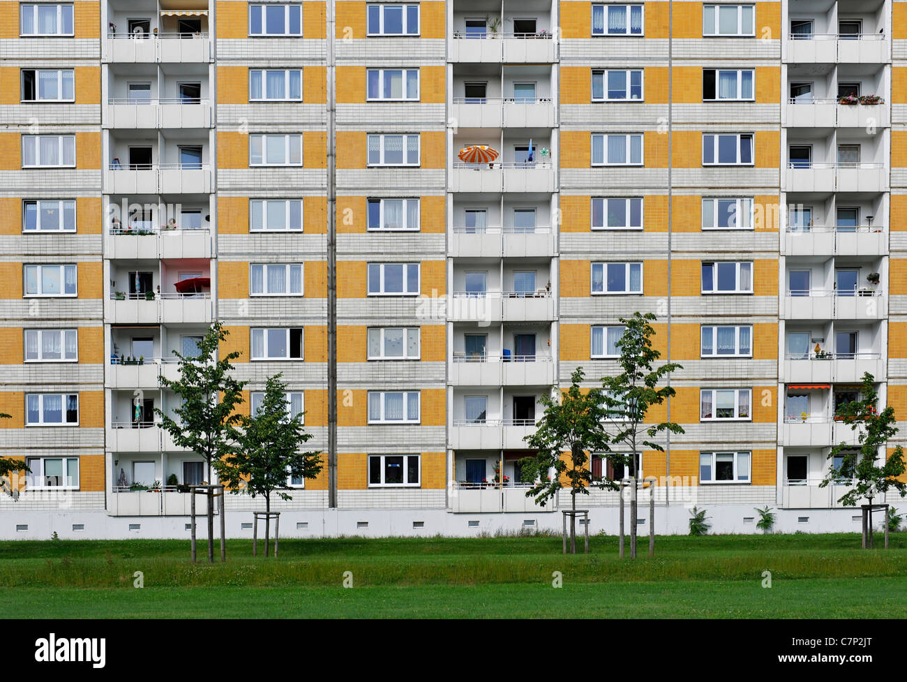 Prefabricated high-rise buildings, social housing, symmetry, housing ...