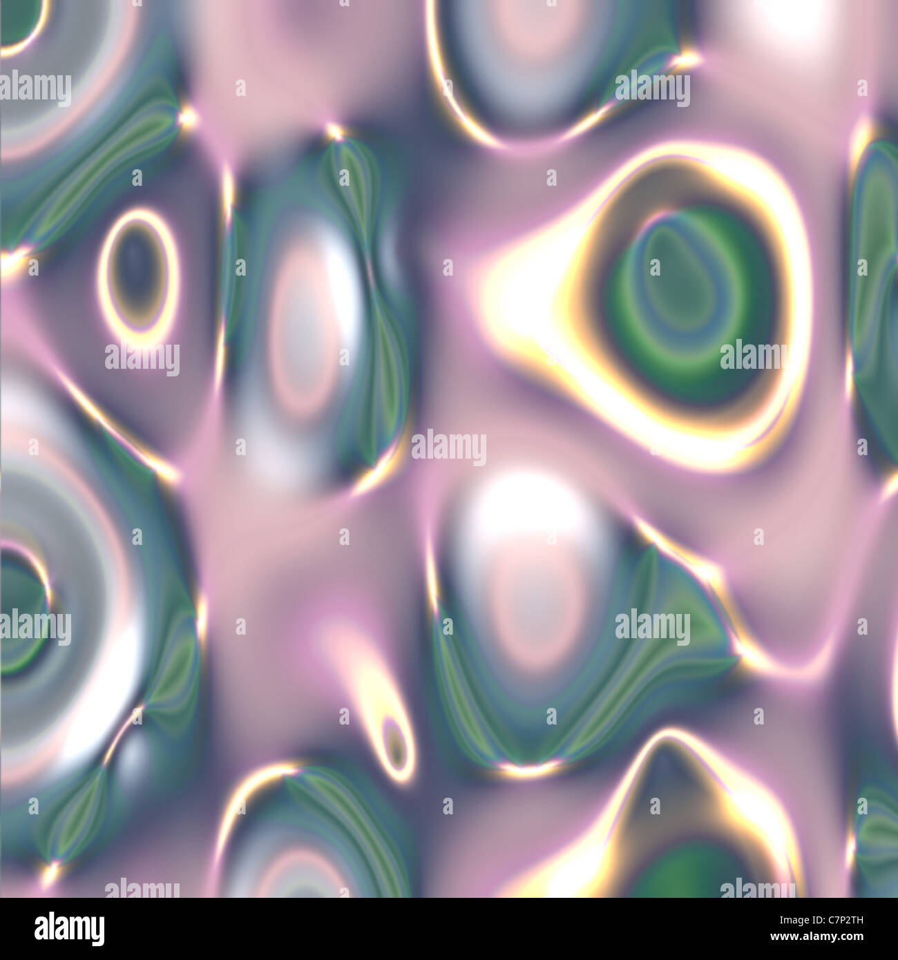 A funky background of glowing, shiny blobs Stock Photo - Alamy