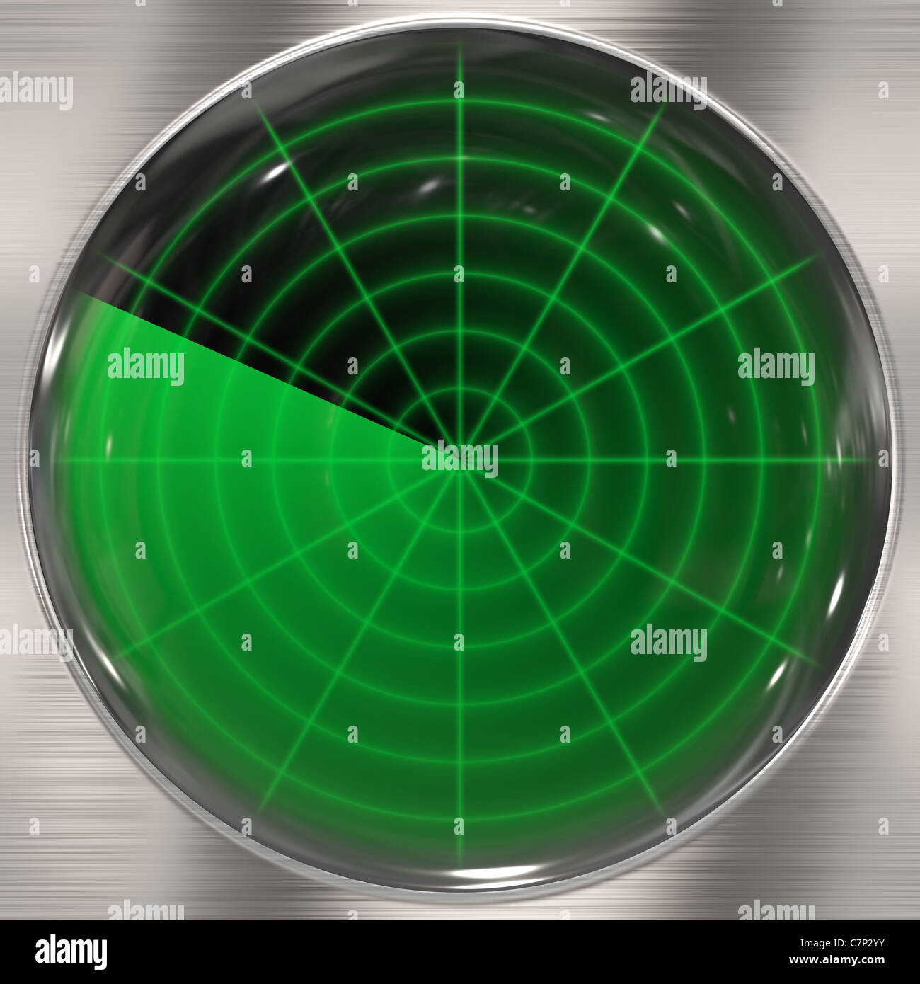 Illustration of a radar screen - blips can be added easily anywhere ...