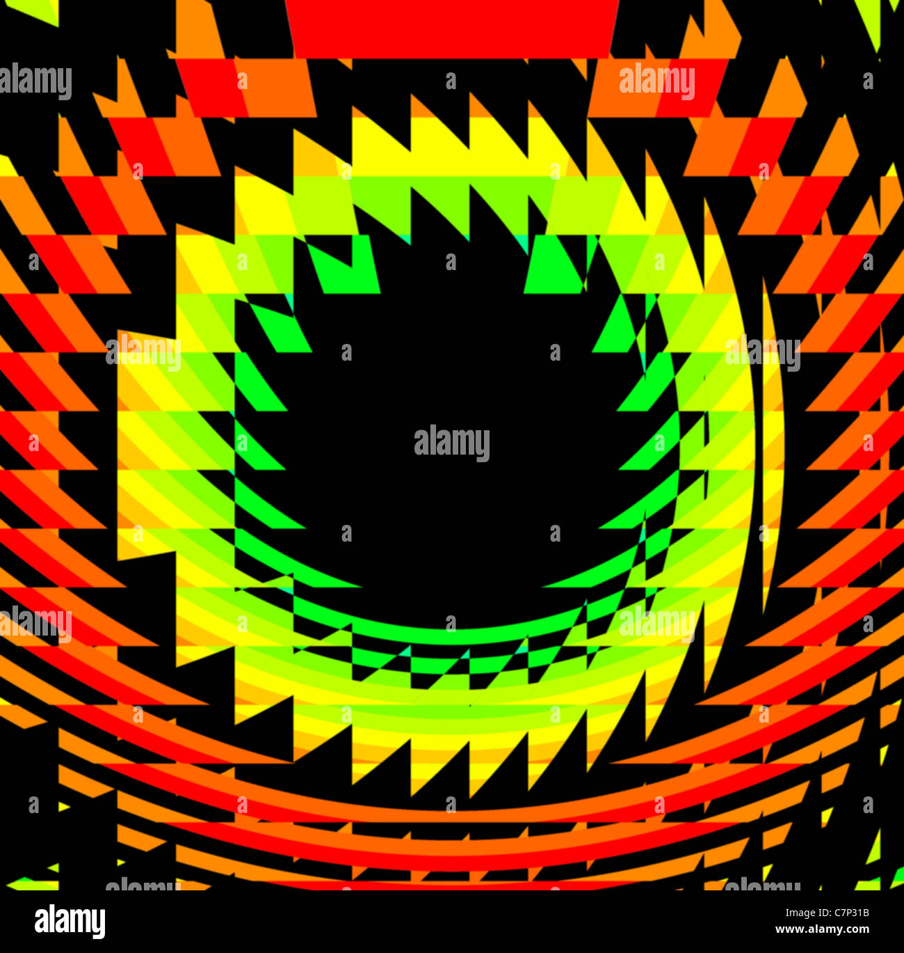 a circular rainbow vortex Stock Photo - Alamy
