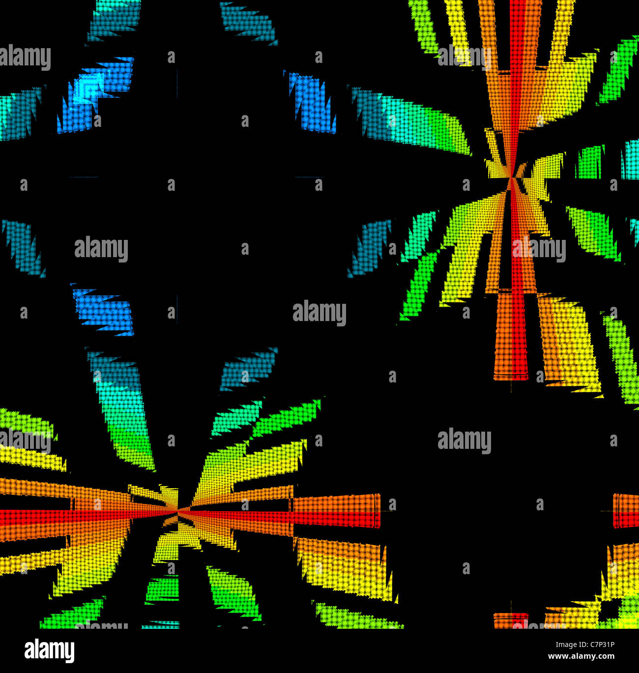 a rainbow disco background Stock Photo - Alamy