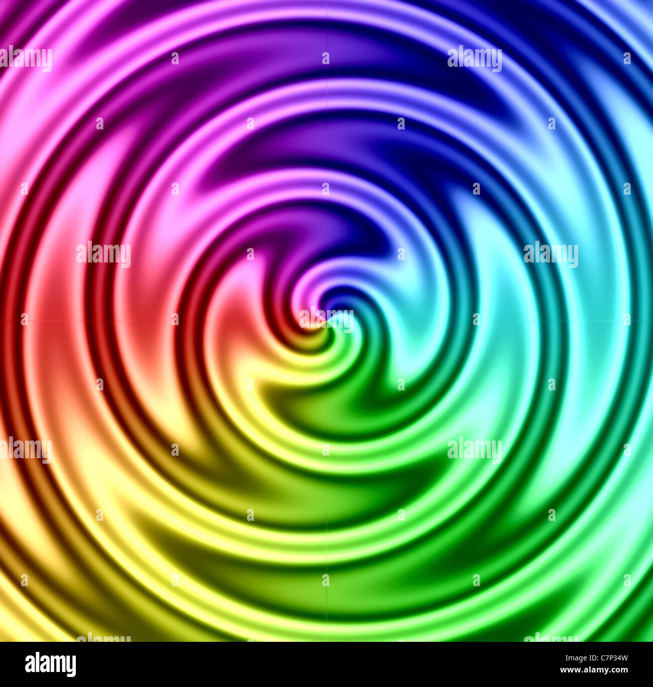 a spinning colorful twirling vortex in rainbow colors Stock Photo - Alamy