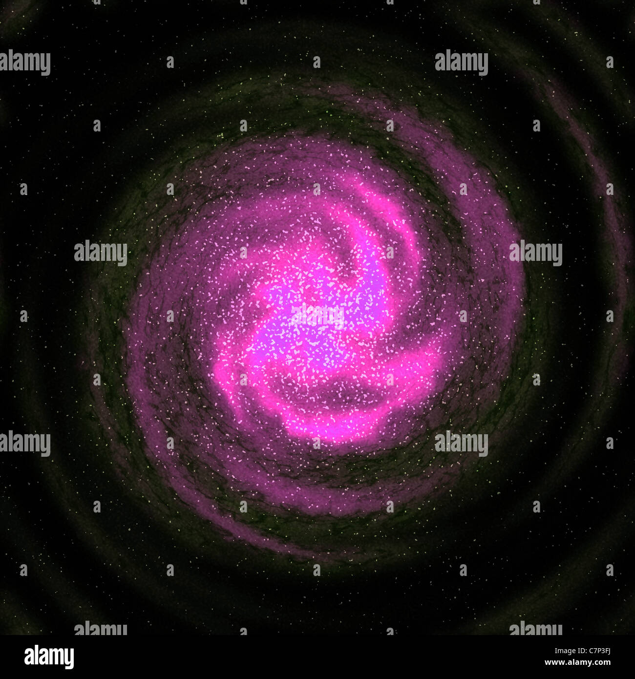 A star filled swirling galaxy in outer space Stock Photo - Alamy