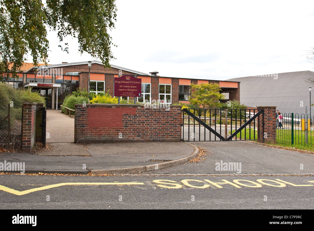King Edward VI school in Bury St Edmunds UK Stock Photo - Alamy