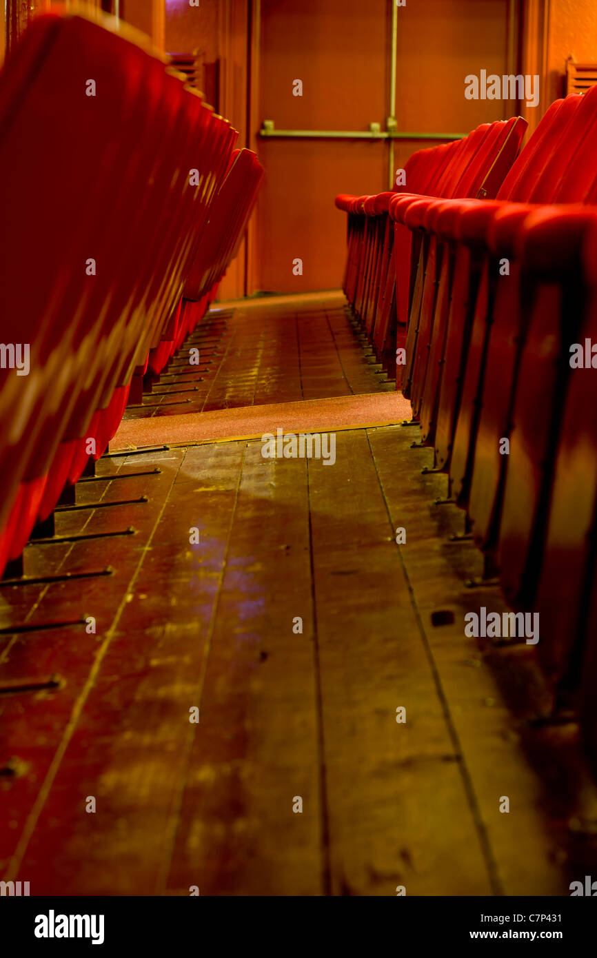 Red theater seating Stock Photo - Alamy
