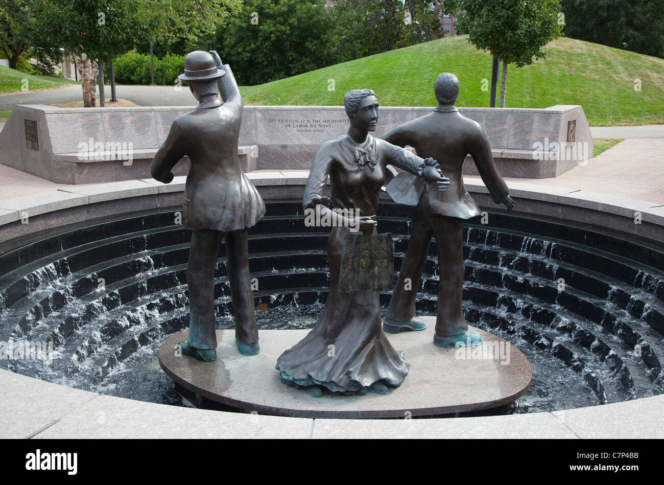 Spirit of Solidarity Monument Stock Photo - Alamy