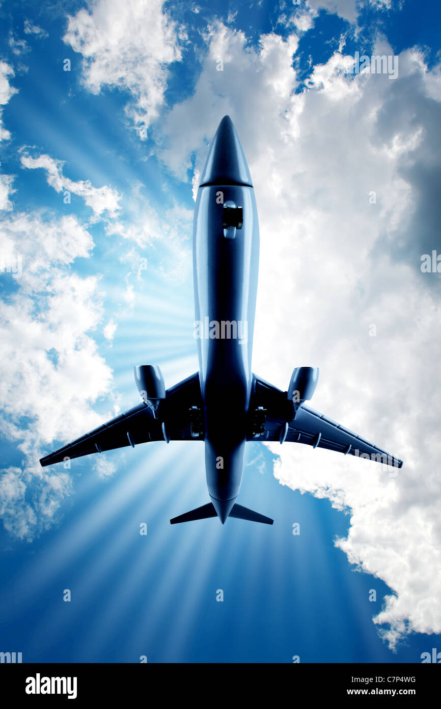 Airplane vertical flight hi-res stock photography and images - Alamy