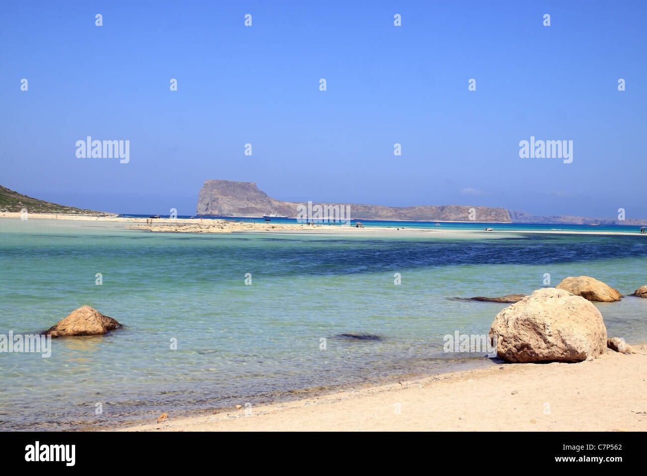 Balos - Paradise Bay in Crete Stock Photo - Alamy