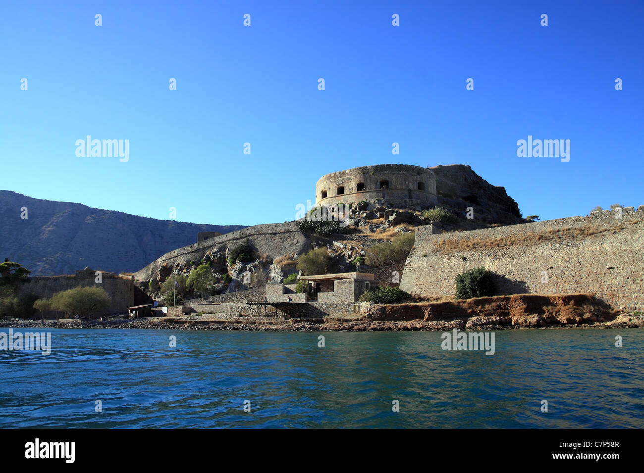 Spinalonga - leper island Stock Photo - Alamy
