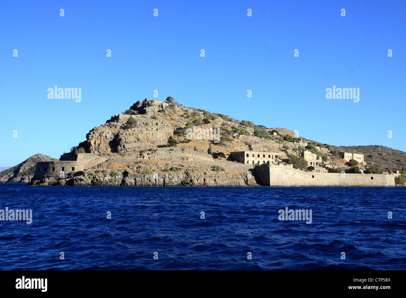 Spinalonga - leper island Stock Photo - Alamy
