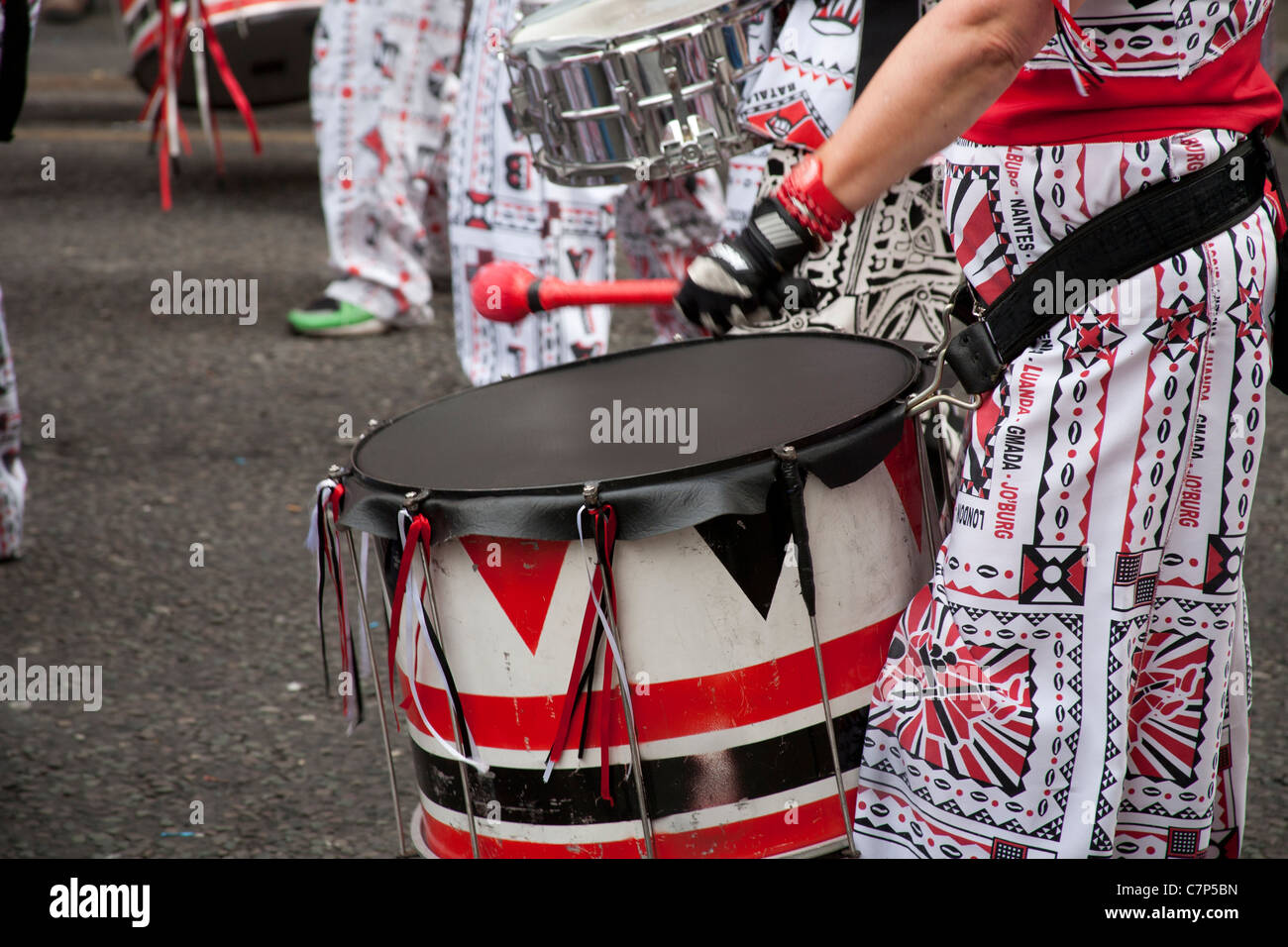 Drummers on Bold street Liverpool 2011 Stock Photo - Alamy