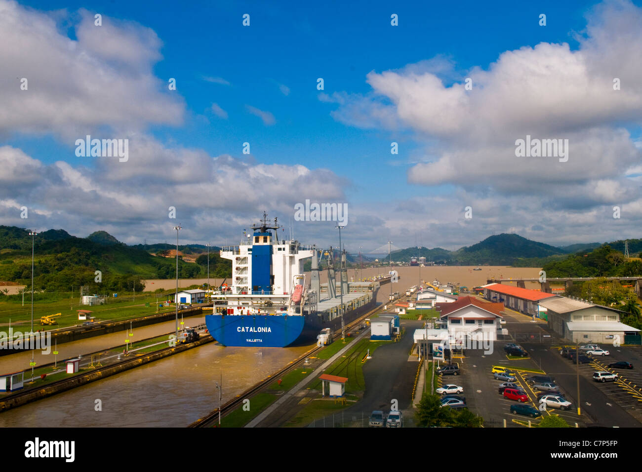 Panama channel ship hi-res stock photography and images - Alamy
