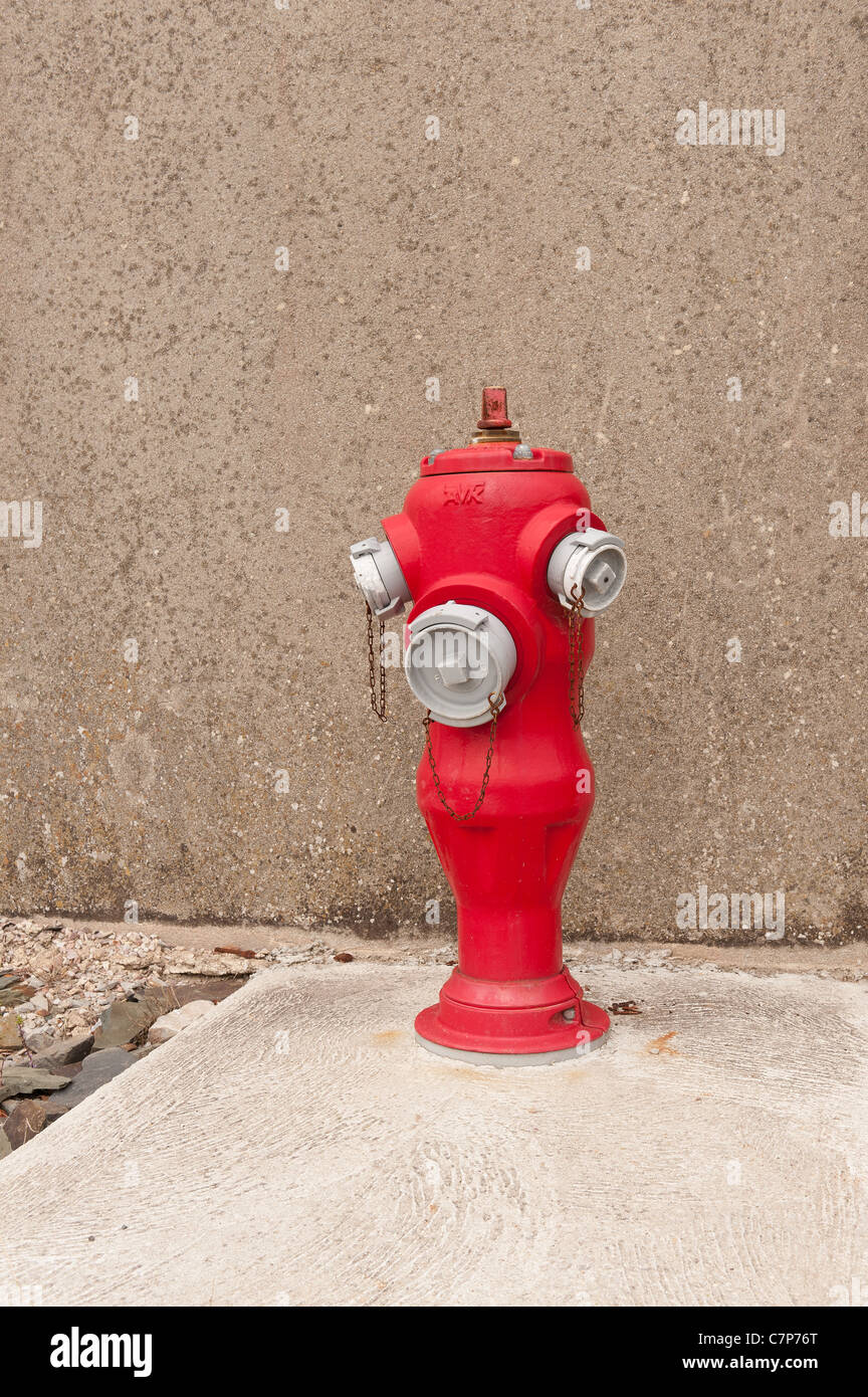French water fire hydrant in street near roadside Stock Photo - Alamy