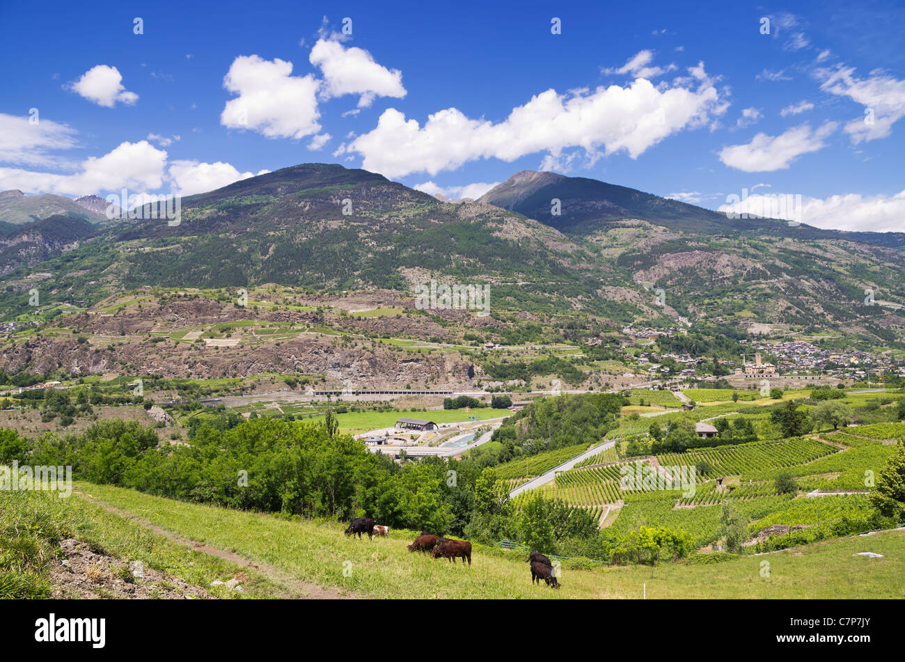 Aosta Valley. Italy Stock Photo - Alamy
