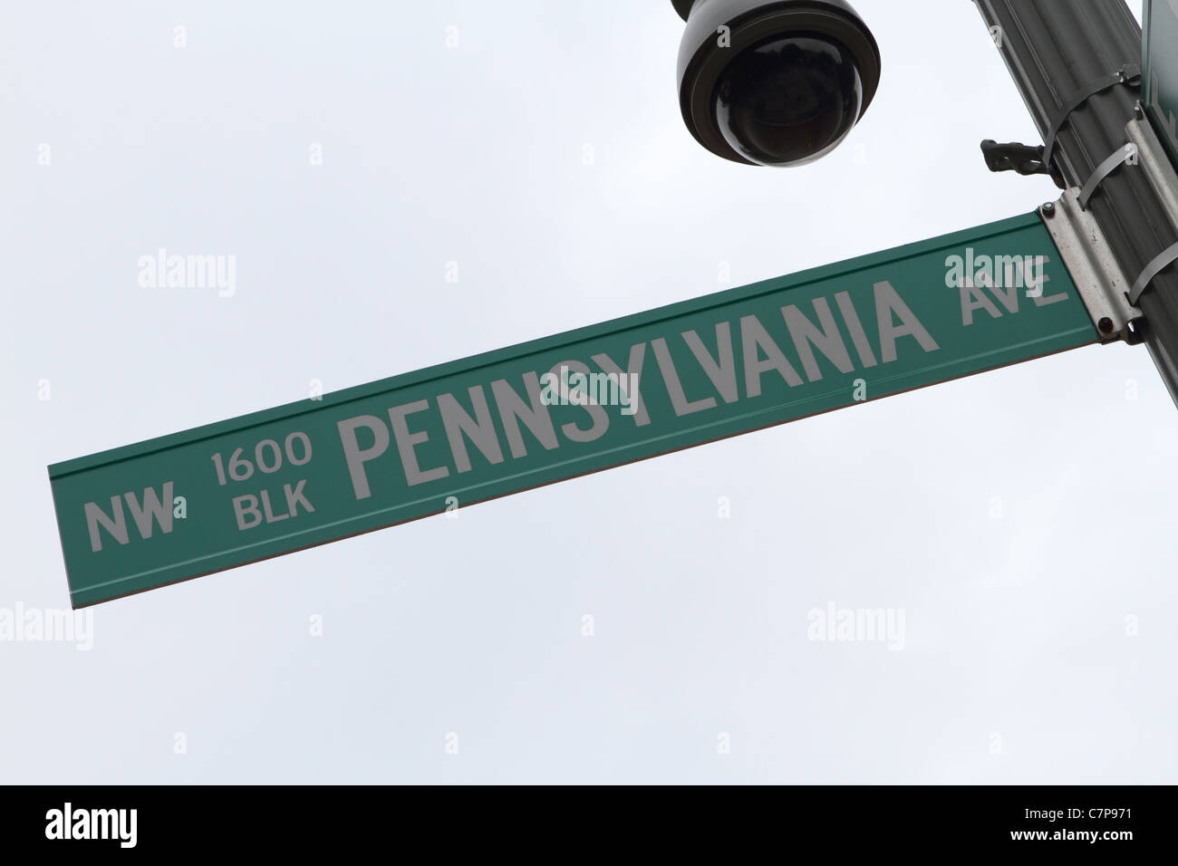 Pennsylvania Avenue signpost, Washington DC, USA Stock Photo - Alamy