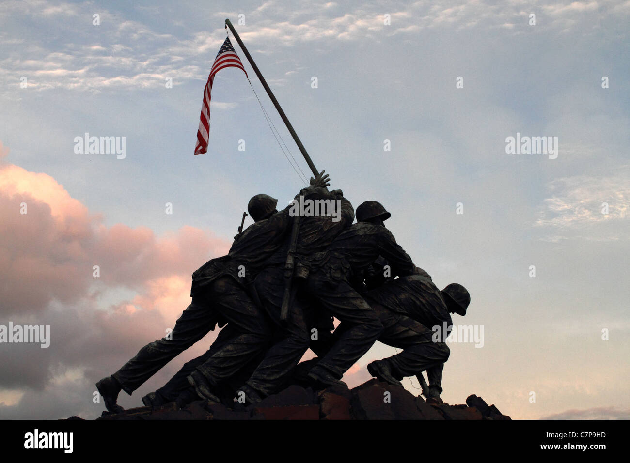 US Marine Corps Memorial (Iwo Jima Stock Photo - Alamy