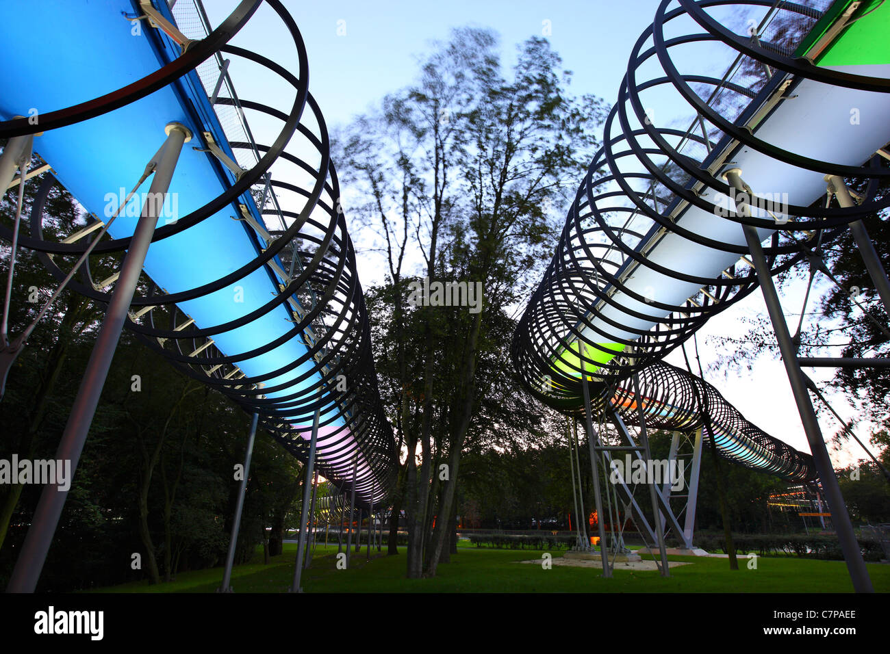Helix bridge construction hi-res stock photography and images - Alamy