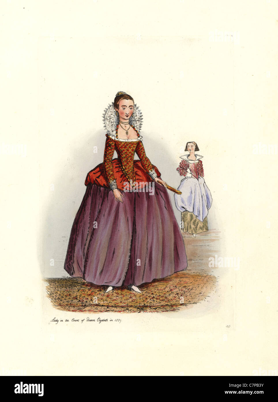 Lady in waiting queen hi-res stock photography and images - Alamy