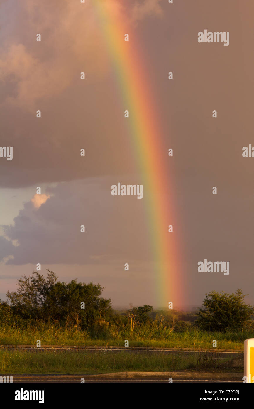 Weather Rainbow Clouds Stock Photo - Alamy