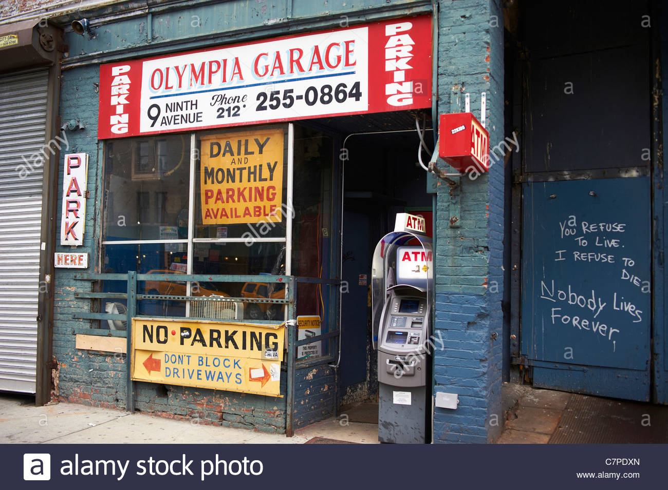 Parking Graffiti Street Art In High Resolution Stock Photography and ...