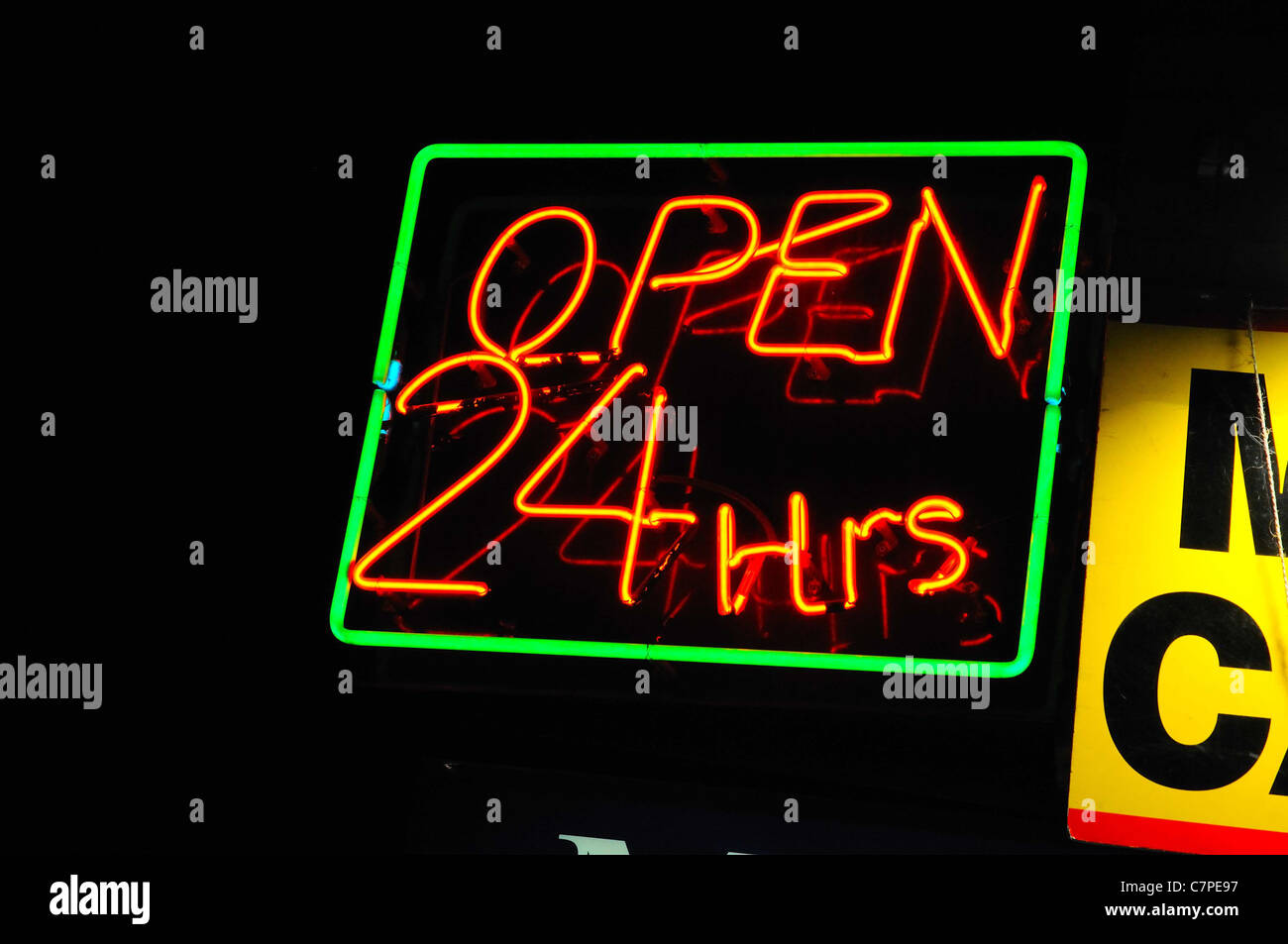 Neon logos hi-res stock photography and images - Alamy