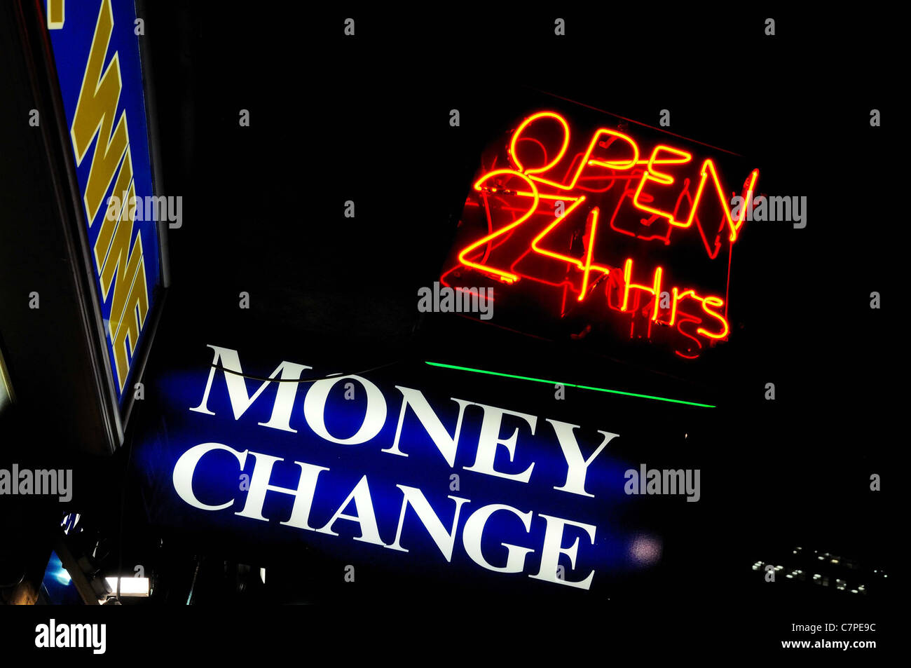 Neon logos hi-res stock photography and images - Alamy