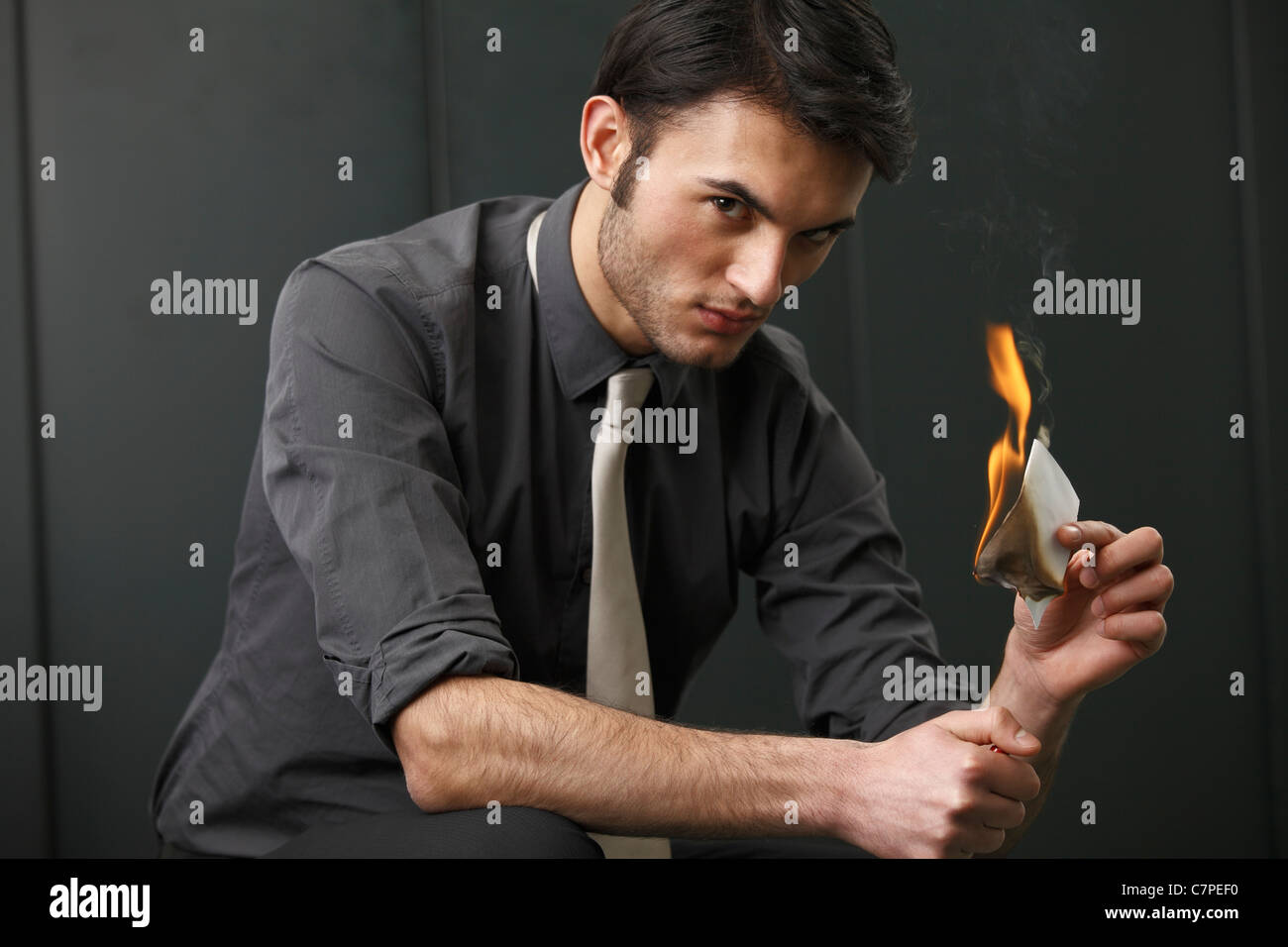 Burning paper hi-res stock photography and images - Alamy