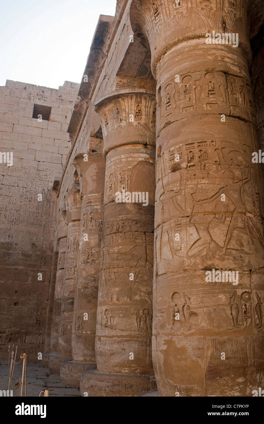 Medinet Habu Temple, Luxor, Egypt Stock Photo - Alamy