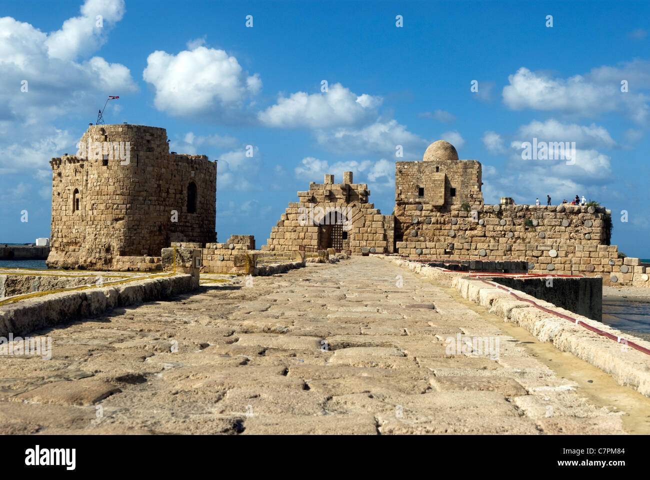 Crusader sea castle, Sidon, southern Lebanon Stock Photo - Alamy