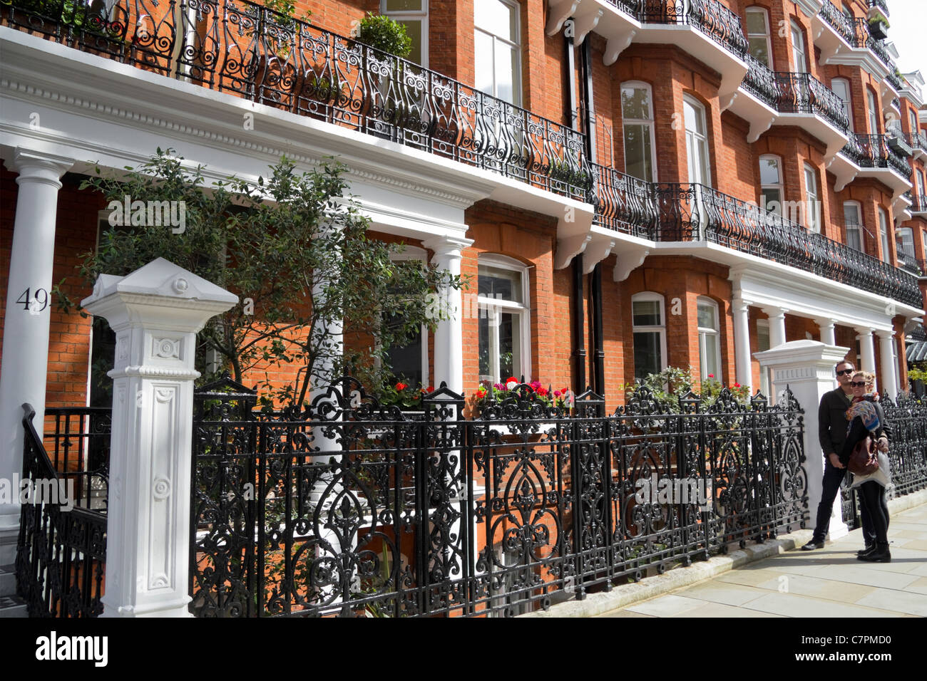 Victorian buildings in Kensington London UK Stock Photo - Alamy
