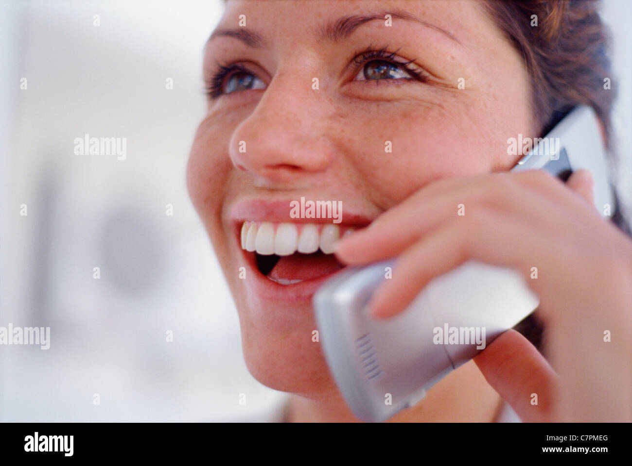 Mouth talking close up speaking hi-res stock photography and images - Alamy