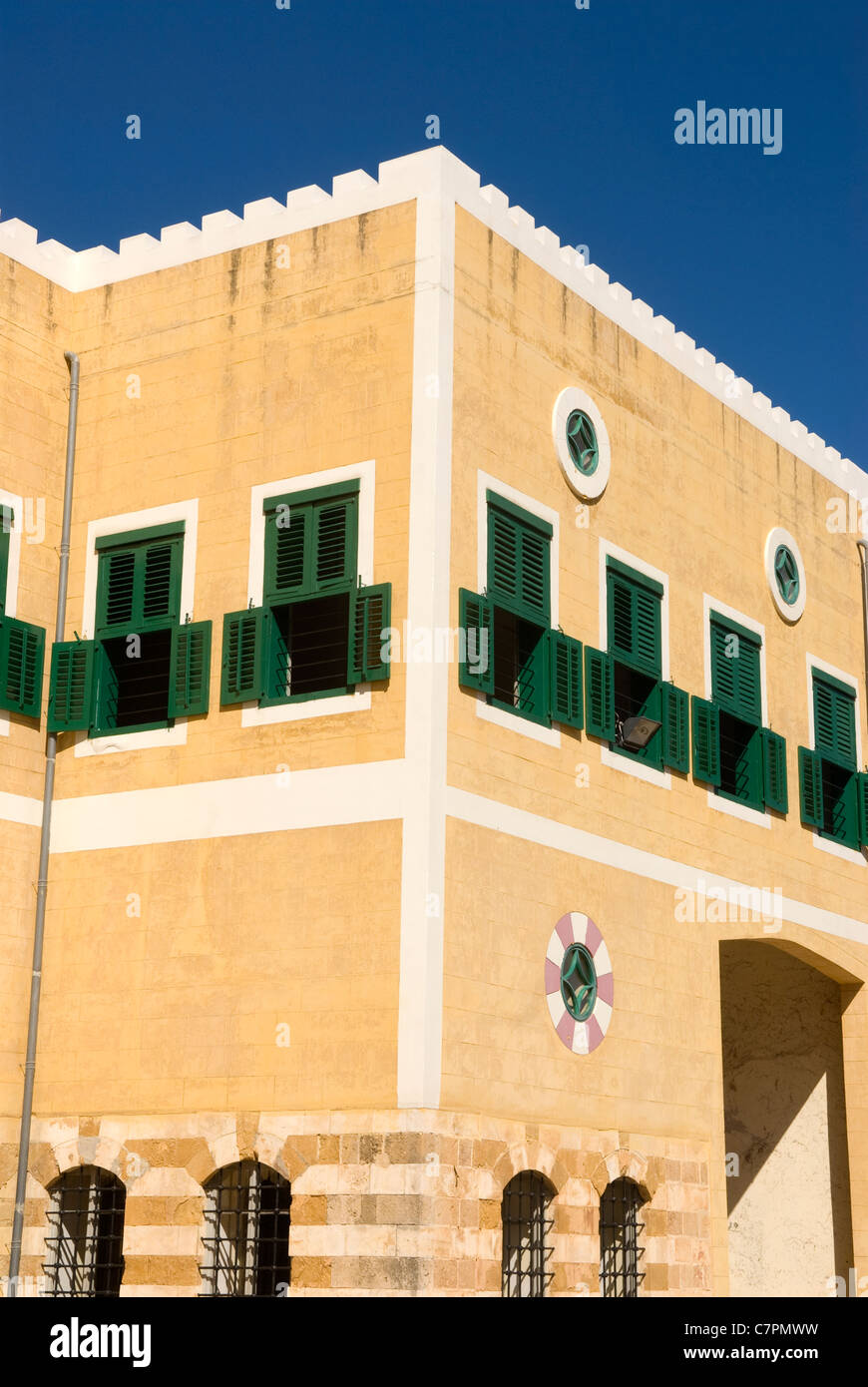 Facade of the Debbane Palace & Museum, Sidon, southern Lebanon Stock ...