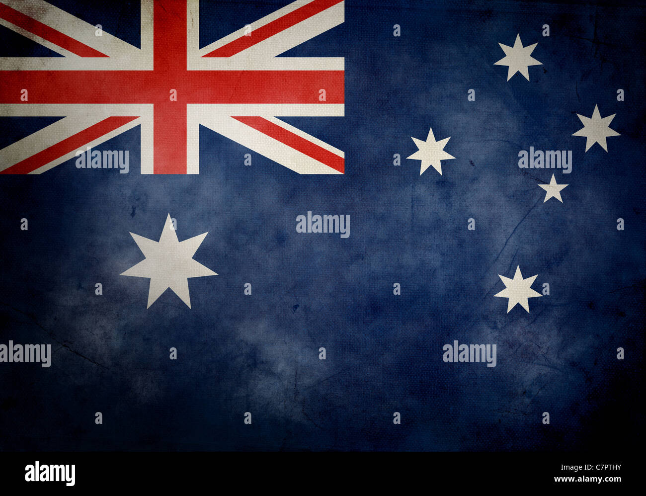 Australian flag on old and vintage grunge texture Stock Photo - Alamy