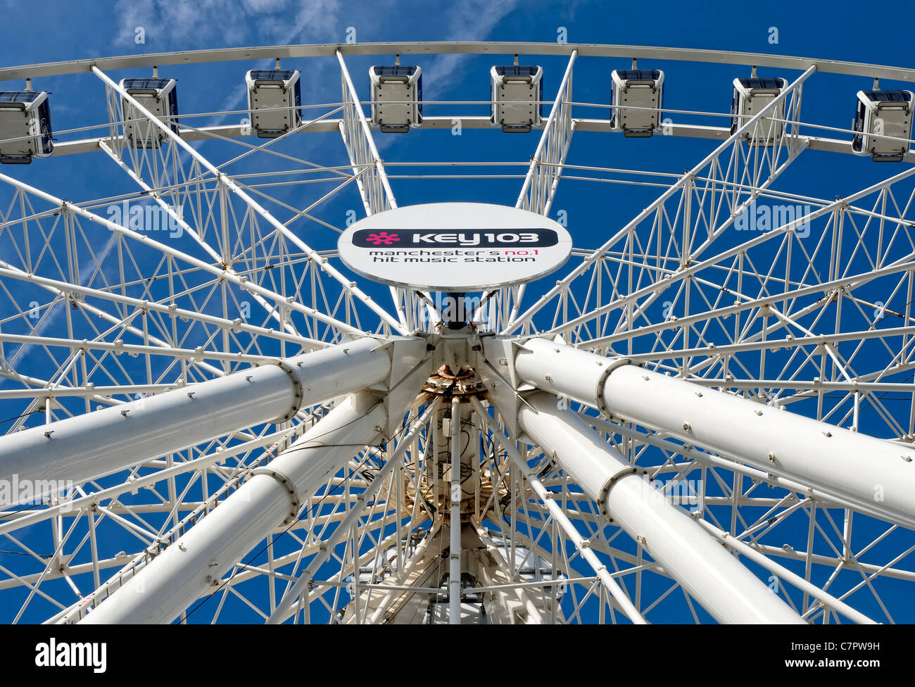 Big wheel in Manchester city Centre Stock Photo - Alamy