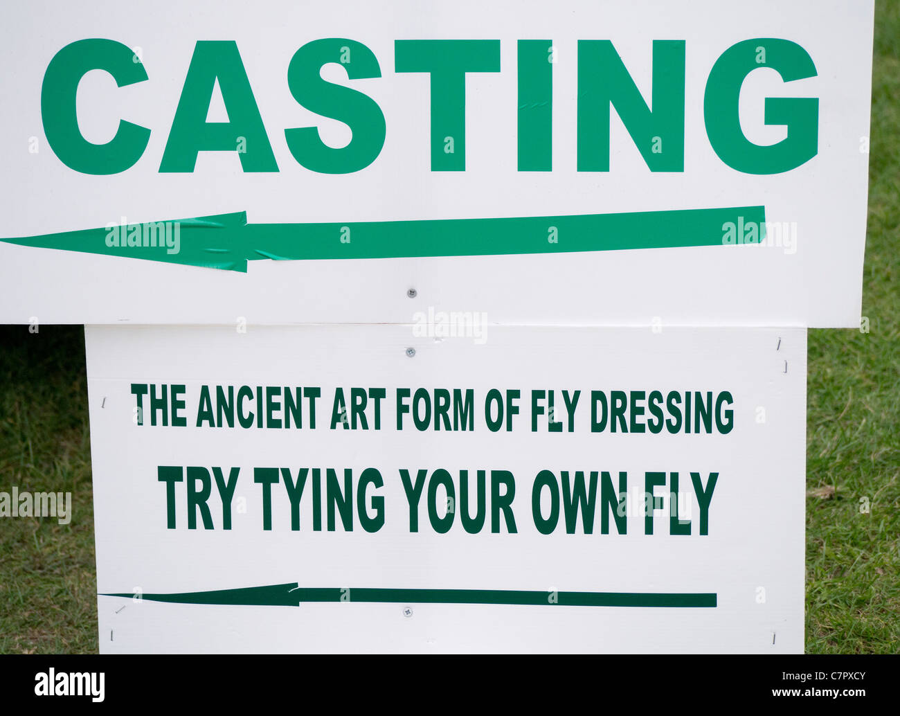 Malvern Autumn Show, England- mysterious sign Stock Photo - Alamy